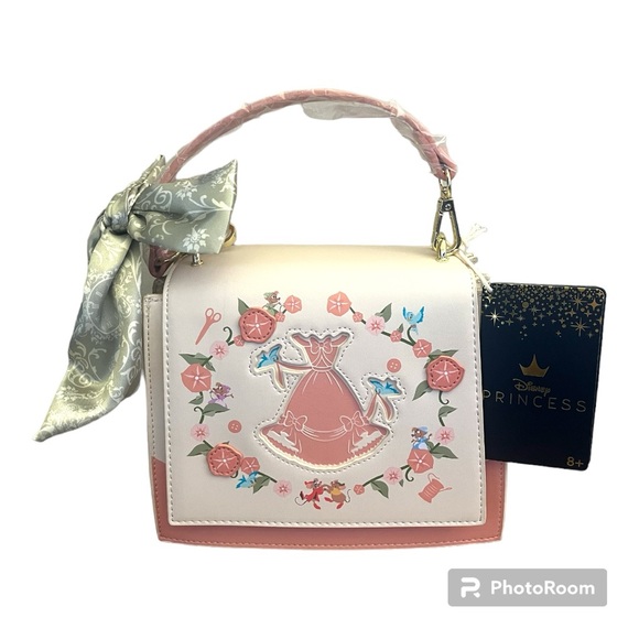 Loungefly | Bags | Loungefly Disney Cinderella Floral Dress Crossbody ...